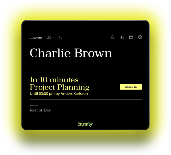 Humly Room Display – Gecko Technology Partners, Inc